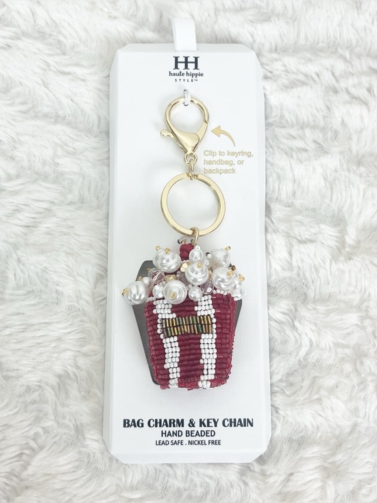 Haute Hippie | Bags | Haute Hippie Beaded Popcorn Bucket Bag Charm ...